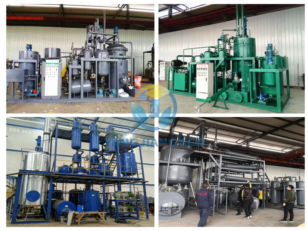 Mini Waste Oil Refineries to Base oil and Diesel Fuel - YANGJIANG