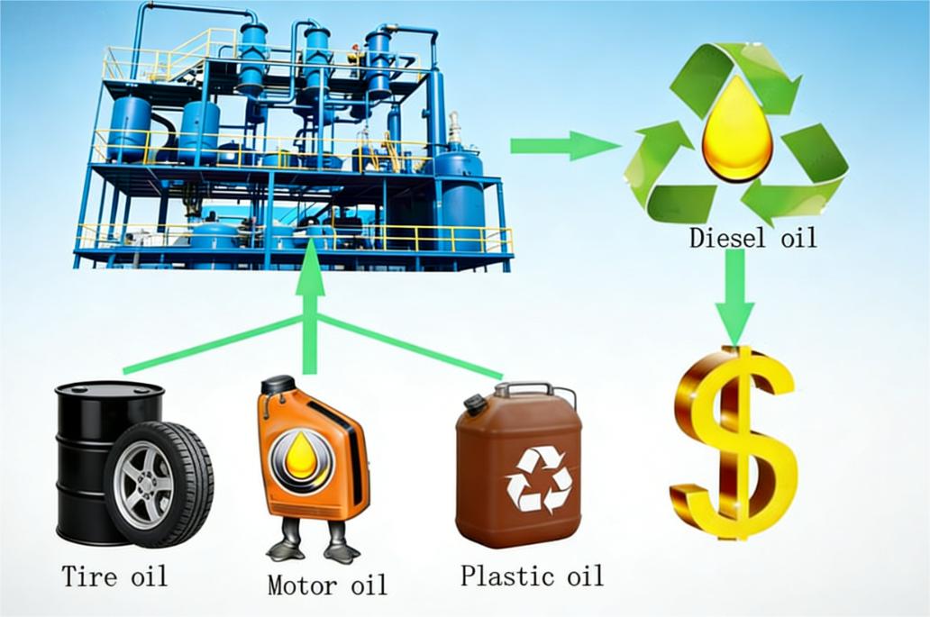 Why Waste Oil Recycling Machine Used for Engine Oil Recycling? - YANGJIANG